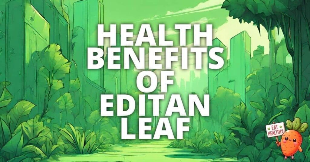 15 Potential Health Benefits Of Editan Leaf