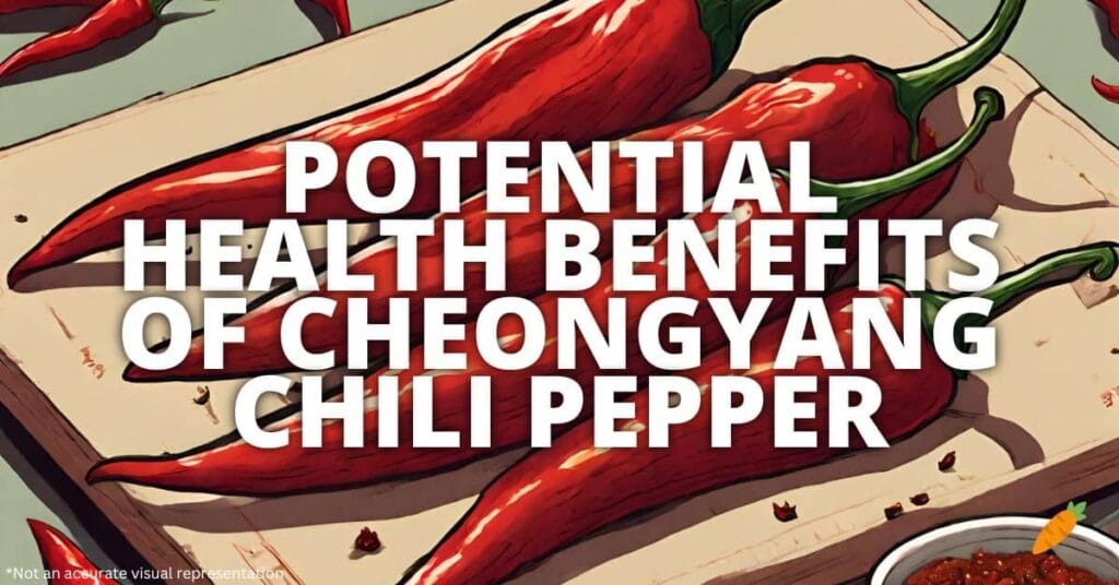 Potential Health Benefits Of Cheongyang Chili Pepper